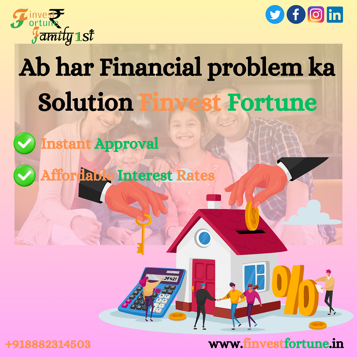 Apply for home loan at low ROI - FINVEST FORTUNE - Medium