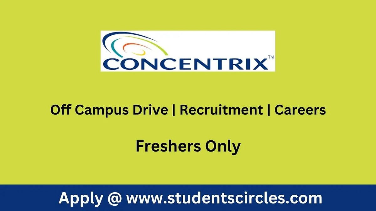 Concentrix Recruitment 2023 | Fresher | Direct Link | by V G Selvam ...