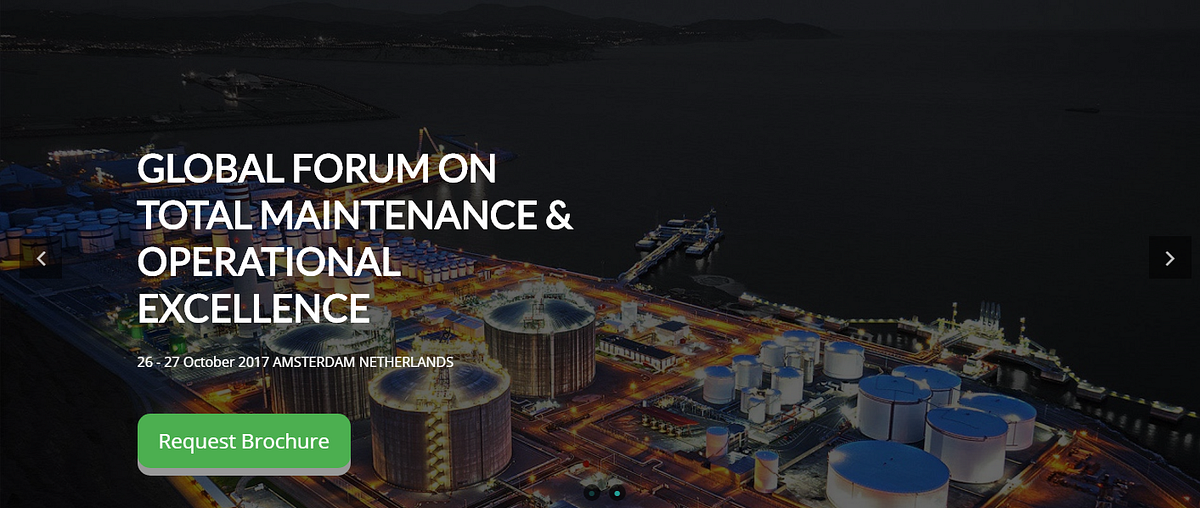 Global Forum on Total Maintenance & Operational Excellence | by Sabrina ...