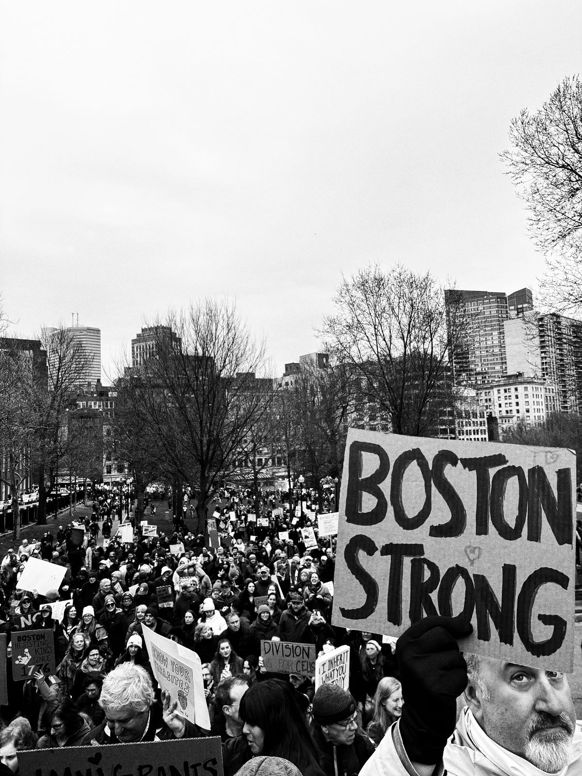 Hand Offs-April 5th Protest. Americans speaks up for what is… | by ...