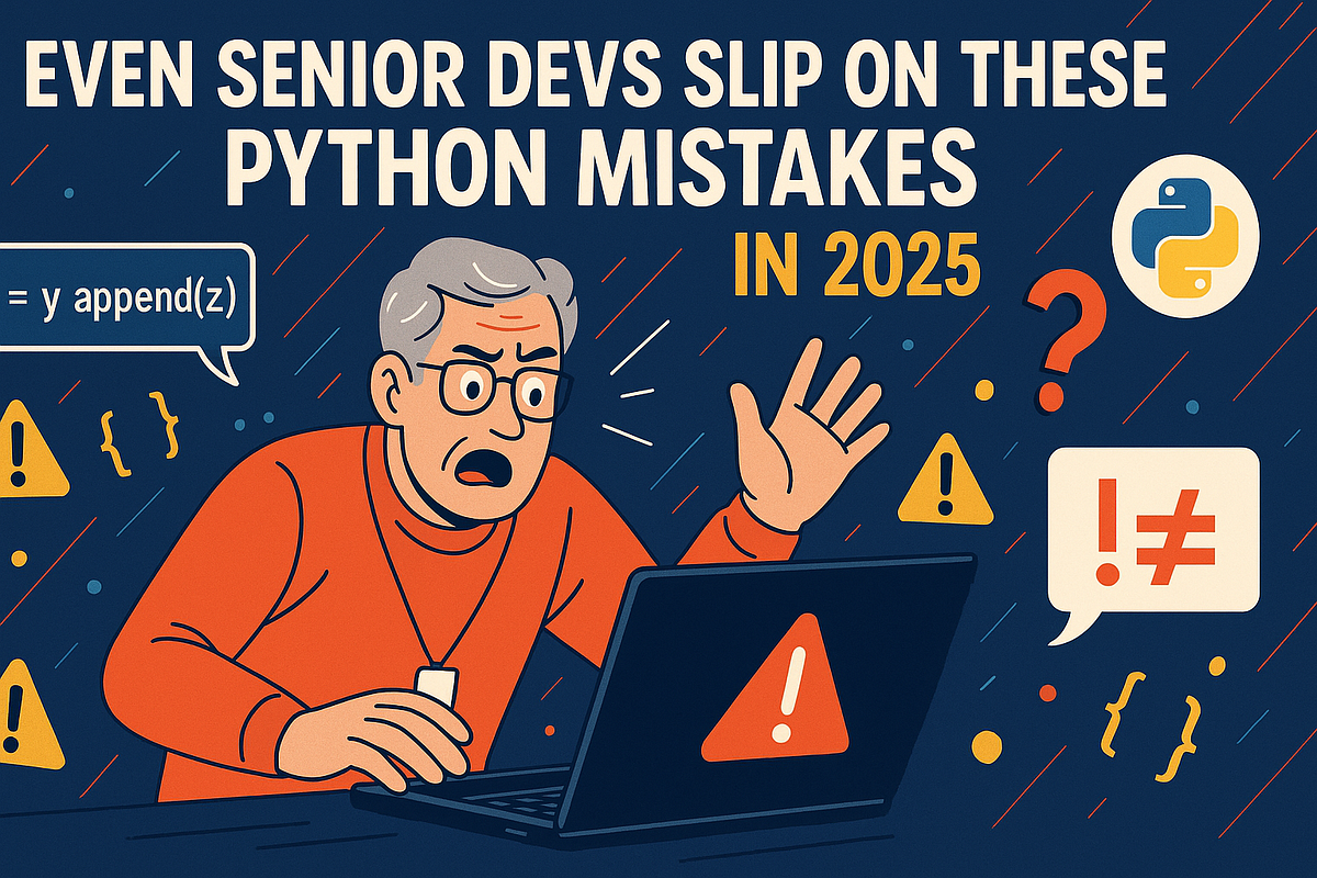 😅 Even Senior Devs Slip on These Python Mistakes in 2025 | by Nikulsinh Rajput | Jul, 2025 | Medium