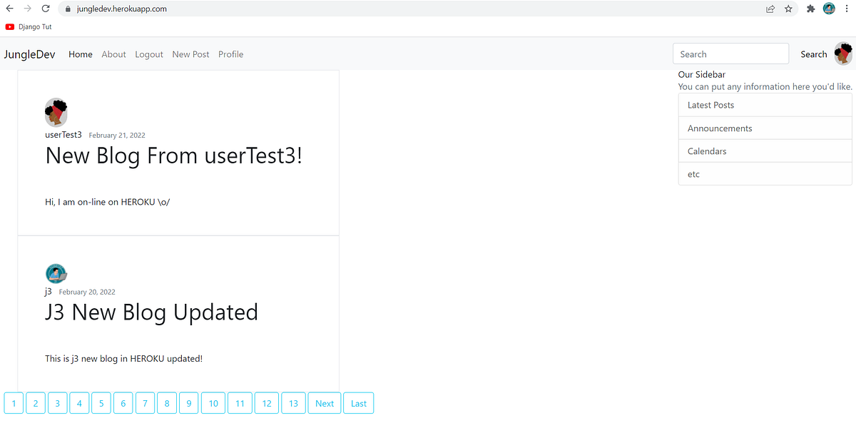 A Django Blog In VS Code — Heroku Deploy — How To Push Your Site To Production | by J3 ...