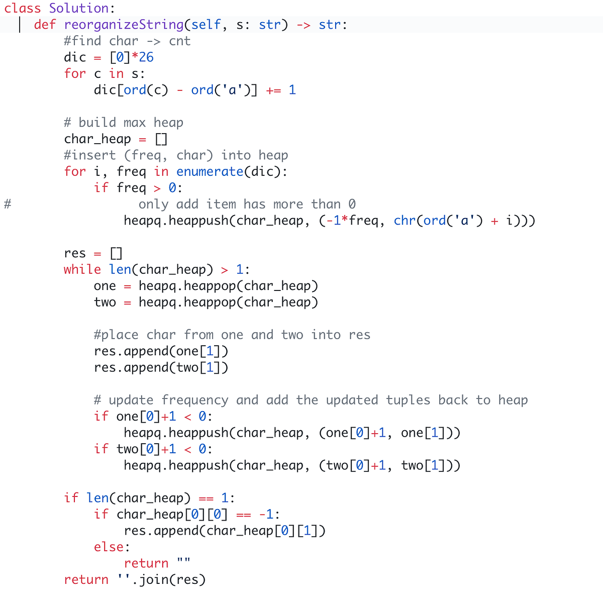 LC767. Problem: Given a string s, rearrange… | by Eddie Dong | Medium