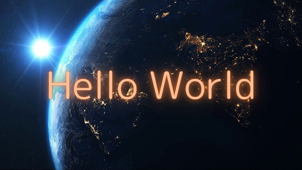 Hi, World. - RuRu - Medium