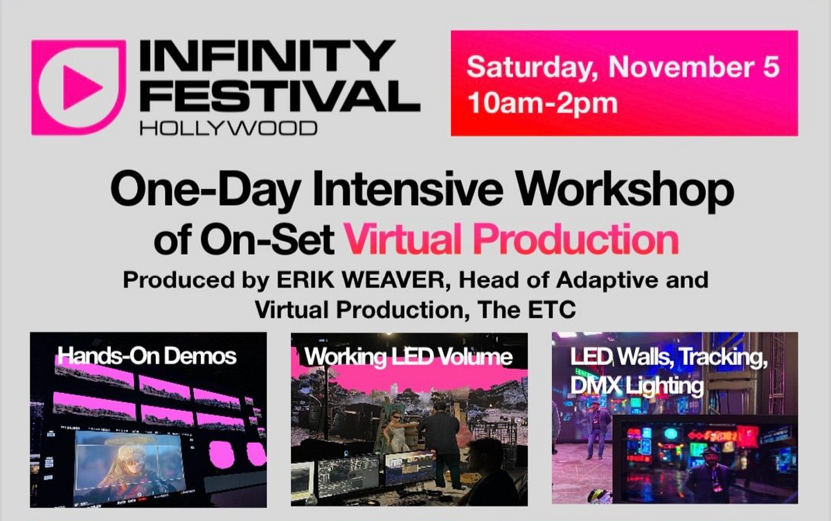 Infinity Fest Virtual Production Workshop | by Valeria Olmos | Medium