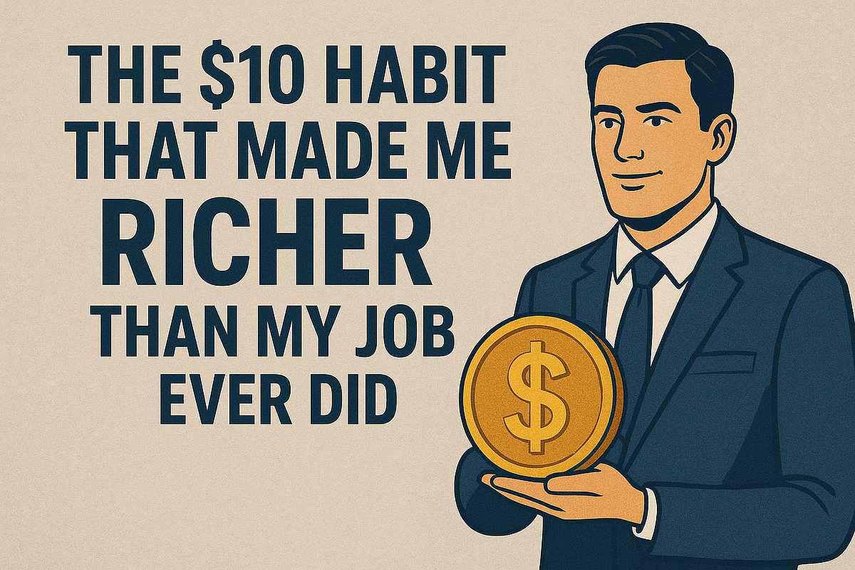 The $10 Habit That Made Me Richer Than My Job Ever Did | by Growth by ...