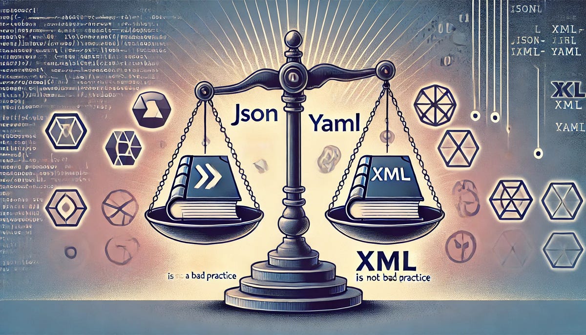 It was a time when XML was a standard solution for data serialization ...