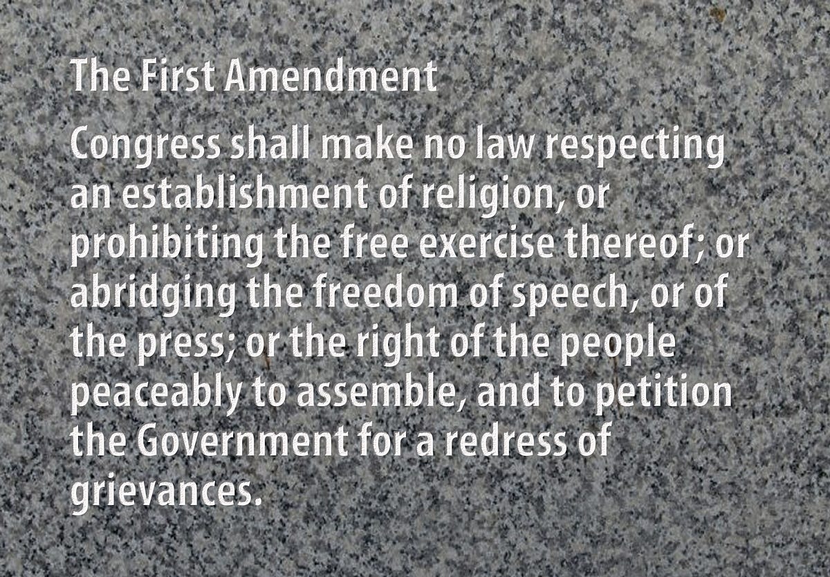 What the First Amendment really means | by Richard Gingras | Medium