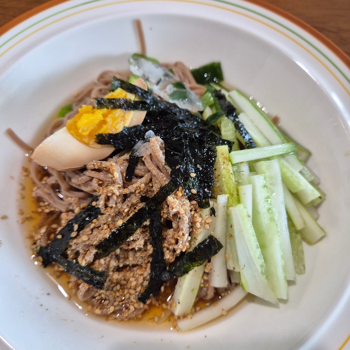 A Rustic Soul in a Bowl: Perilla Oil Buckwheat Makguksu | by Jayou ...