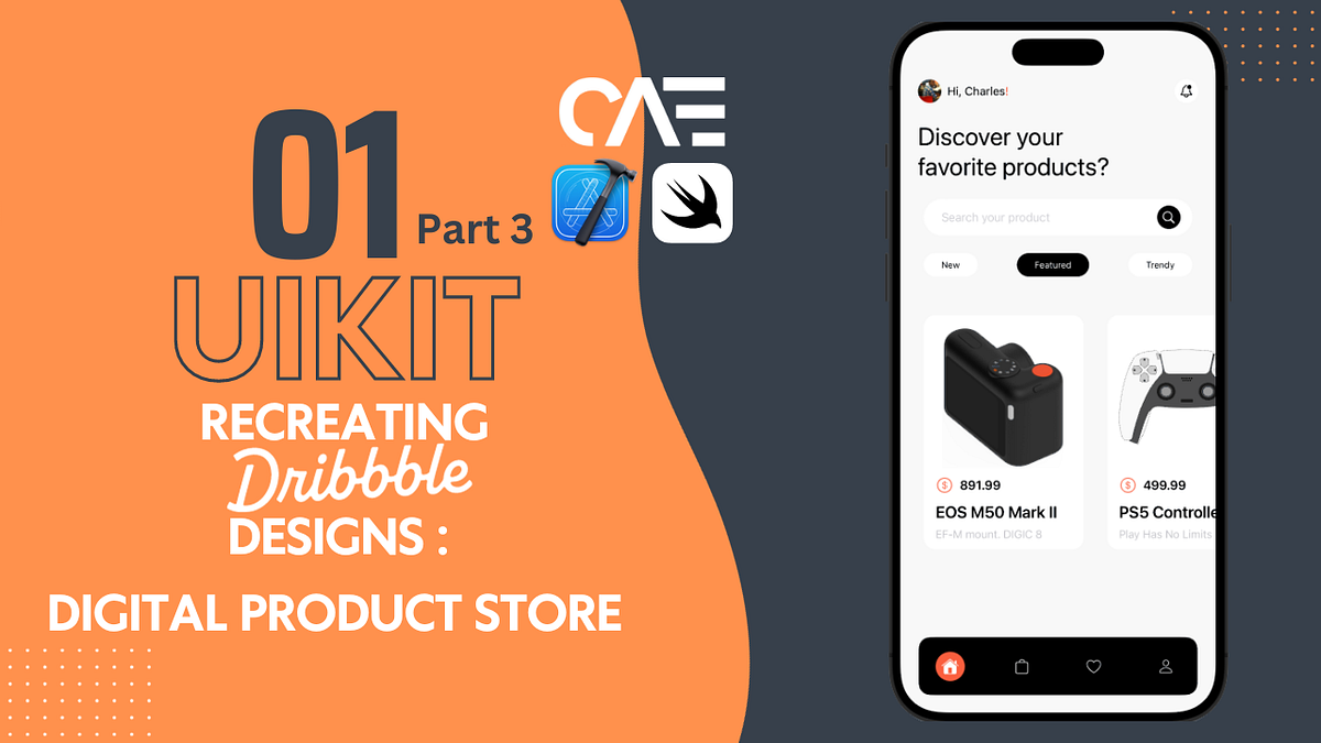 Recreate a Dribbble App Design with UIKit Episode 1 — Part 3 | by Charles E. | ILLUMINATION’S ...