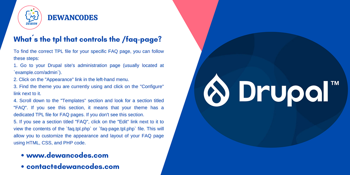 What´s the tpl that controls the /faq-page? - Dewancodes - Medium