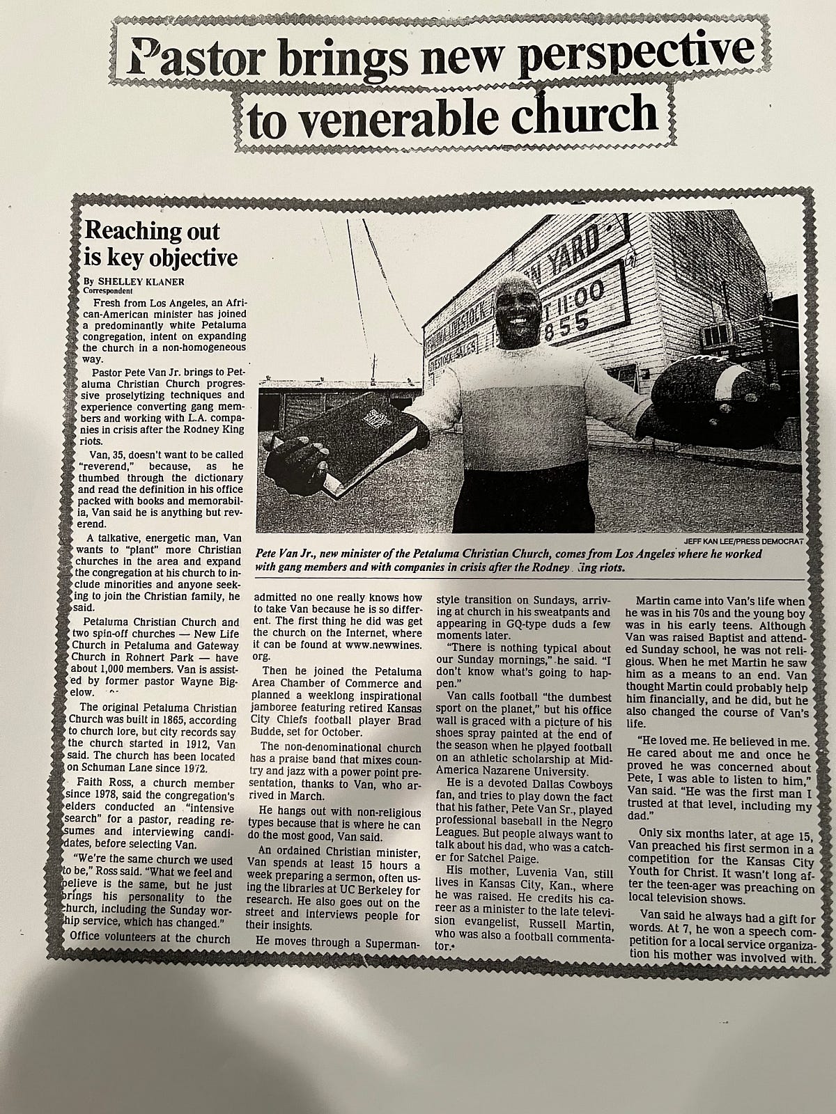 100 Million Dollar Man, Pete Van, an African American business owner ...