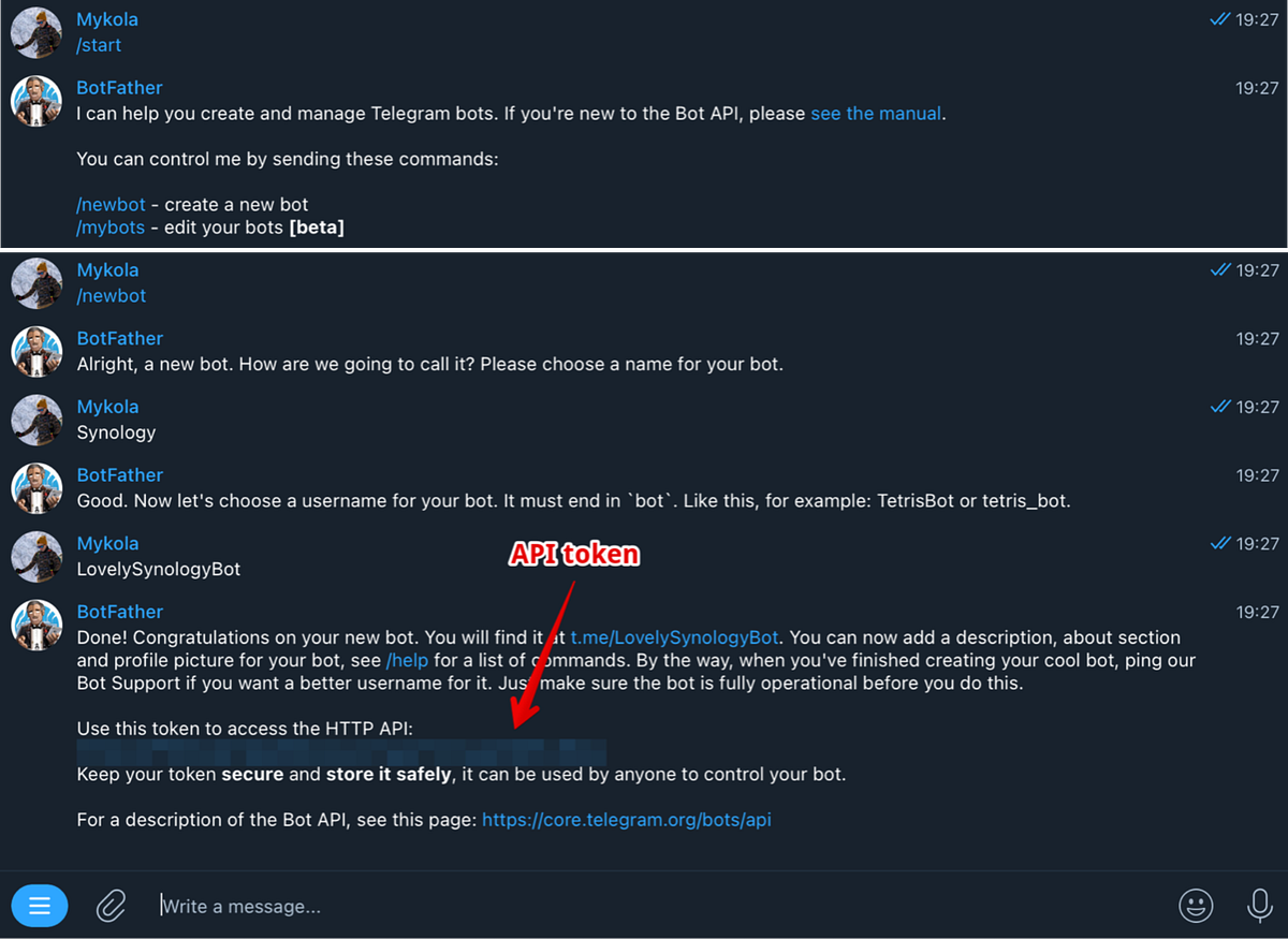 Synology DSM 7.1: telegram alerts | by Mykola Buriak | Medium