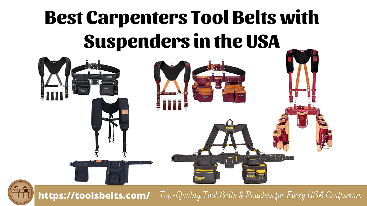 5 Best Carpenters Tool Belts with Suspenders in the USA | Medium