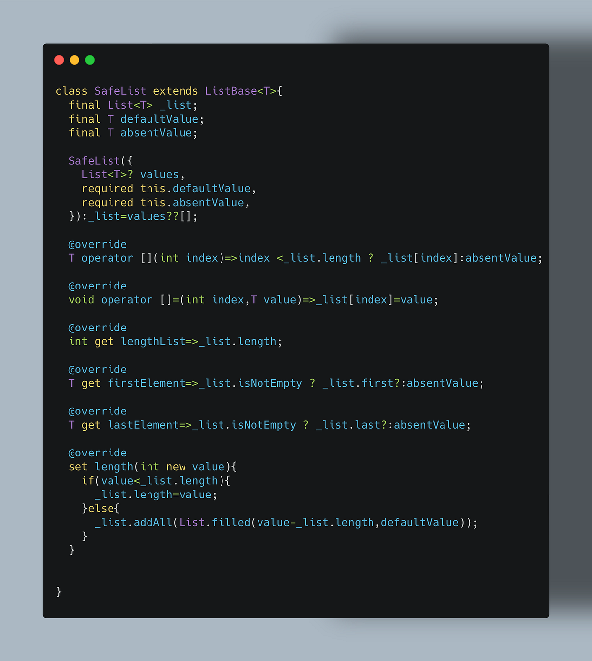 Safelist In Flutter And Dart In Flutter Development Managing Lists