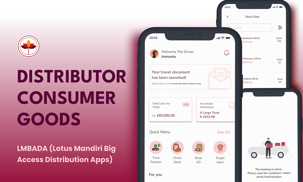ENG (UI/UX STUDY CASE#2): Lotus Mandiri Big Access Distribution Apps ...