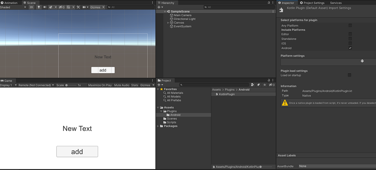 關於 Unity Android Plugin. 想再 Unity 想要簡單的 Plugin 一些 Android… | by 張又壬 | Medium