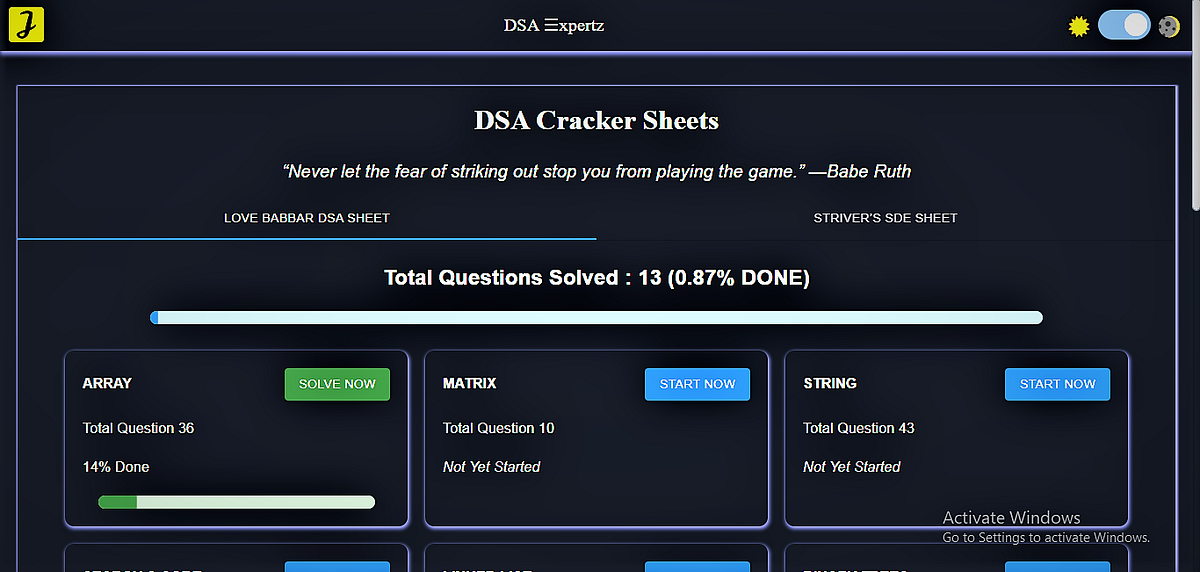 Mastering DSA Made Easy with our Progress Tracking Sheets | by Jaskaran Singh | Medium