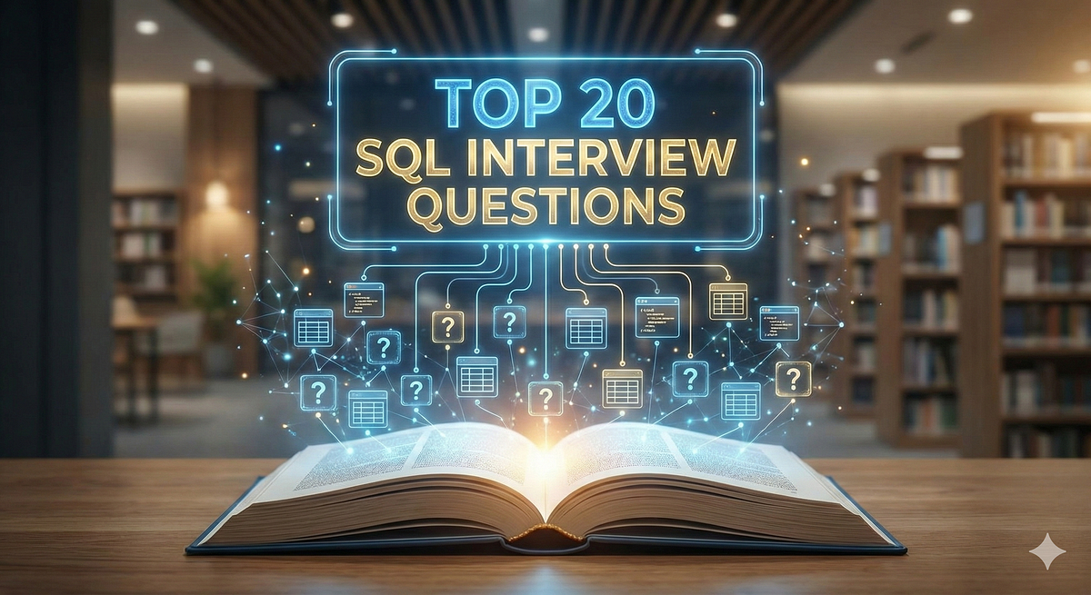 Top 20 SQL Interview Questions for Data Analyst, Data Scientist & ML Engineers | by Shreyas ...