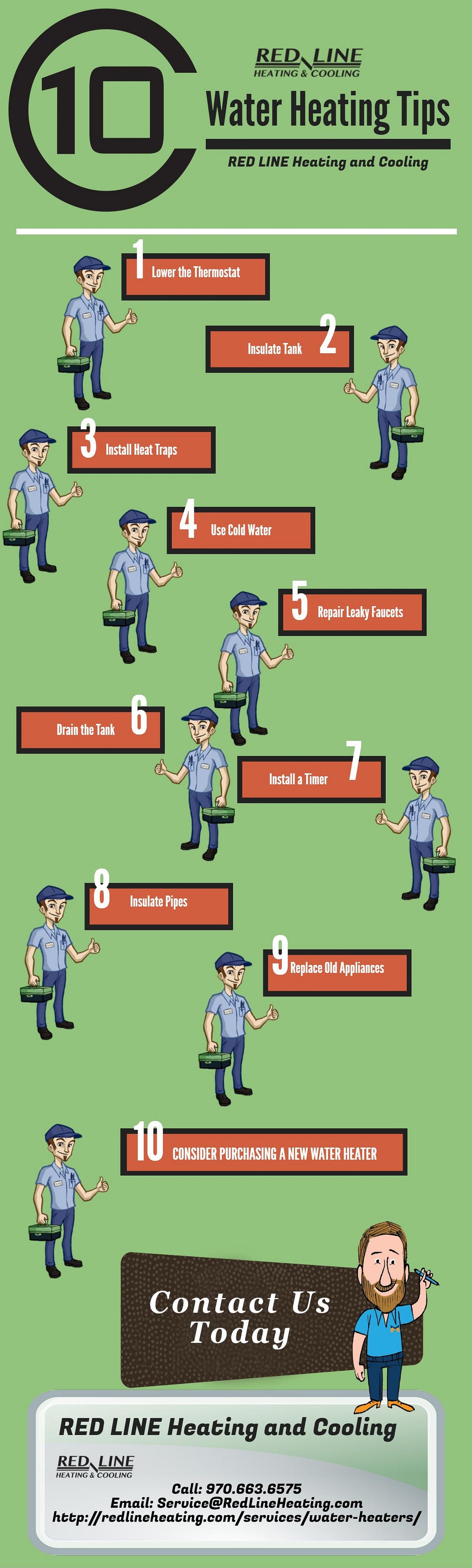 10 Water Heating Tips. See more at:http://redlineheating.com/ | by Red ...