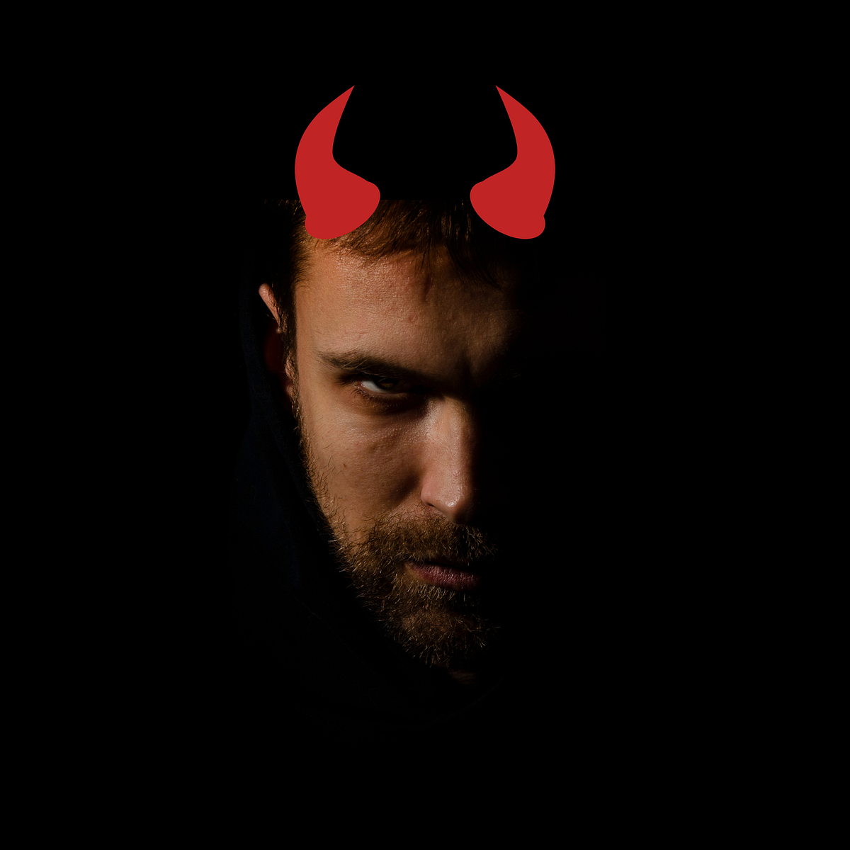 Staring into the Eyes of a Demon: A Terrifying Glimpse Behind the Mask ...