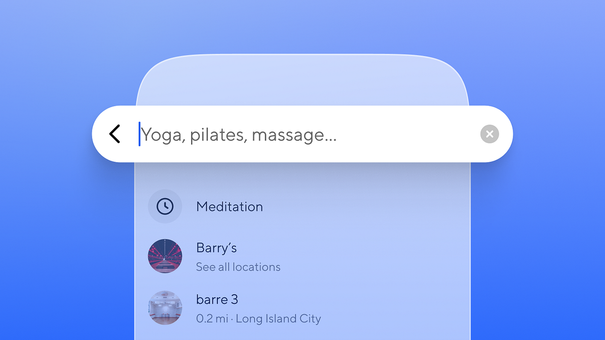 Introducing New Search Modalities on Mobile | by Ray Kim | ClassPass ...