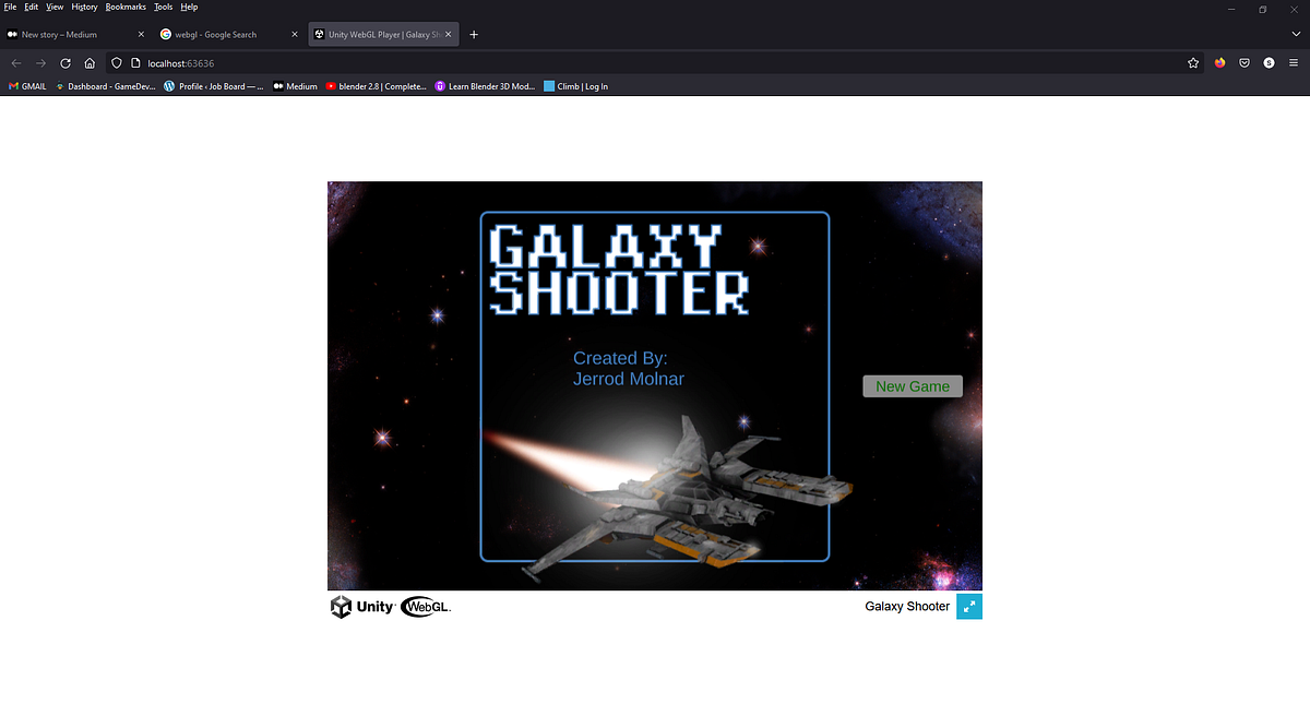 Hosting Unity Games on the Web - Jerrod Molnar - Medium