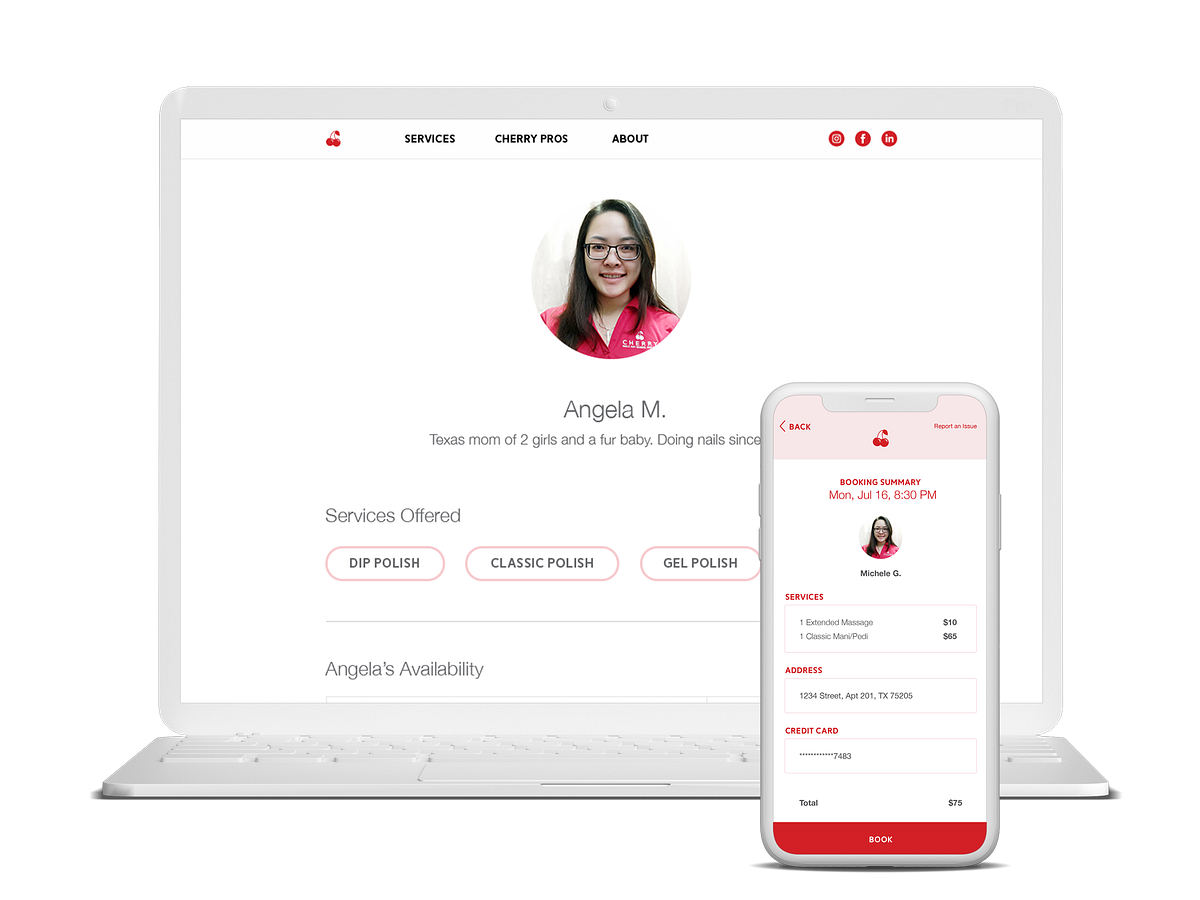 Get Pampered Anywhere with Cherry App’s Mobile Beauty Services! | by ...