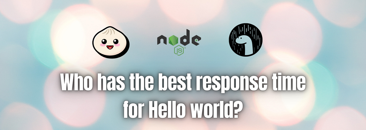 Who has the best response time for Hello world: Node.js, Deno, or Bun? | Tech Tonic