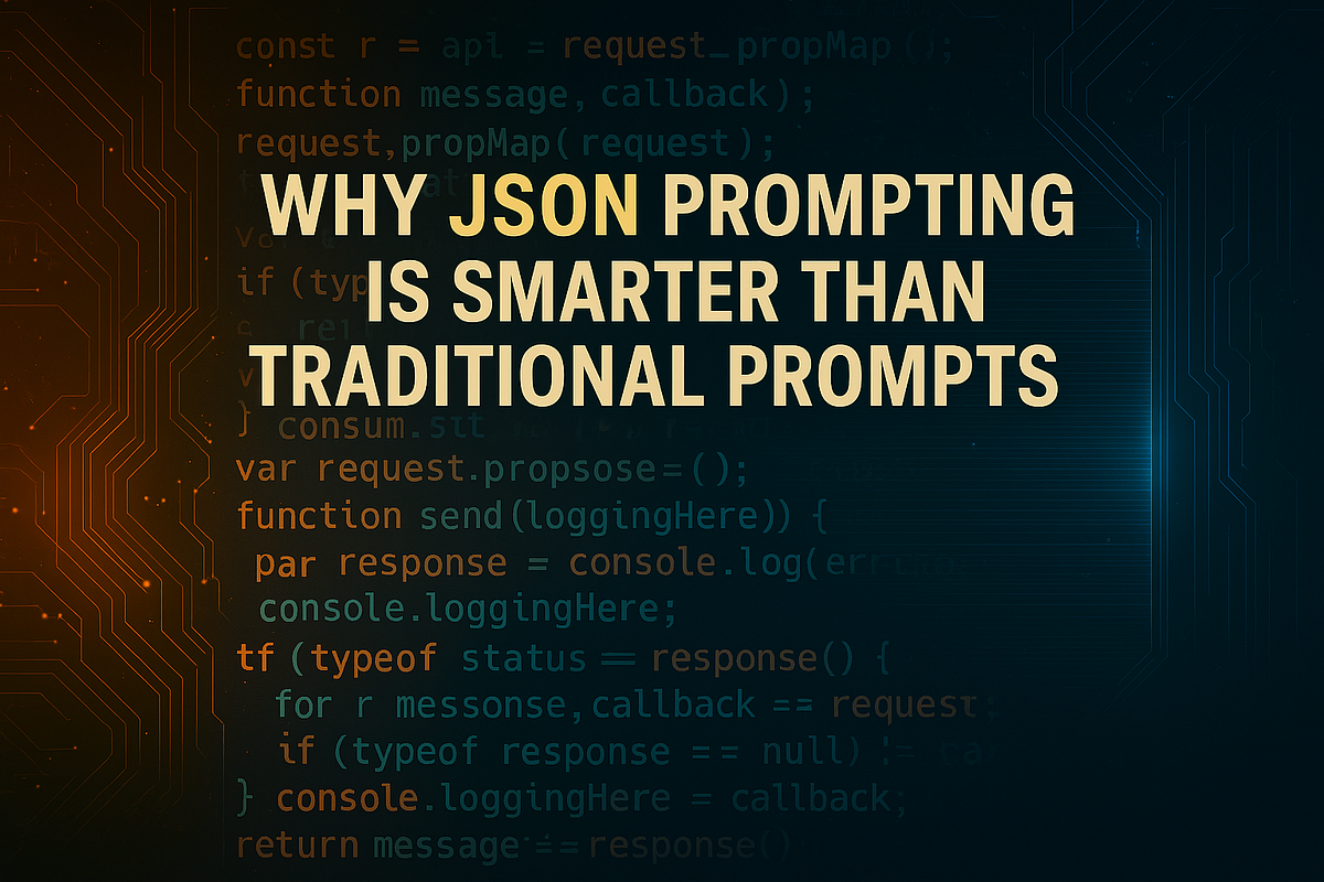 Why JSON Prompting Is Smarter Than Traditional Prompts | by Sengar Consultancy | Medium
