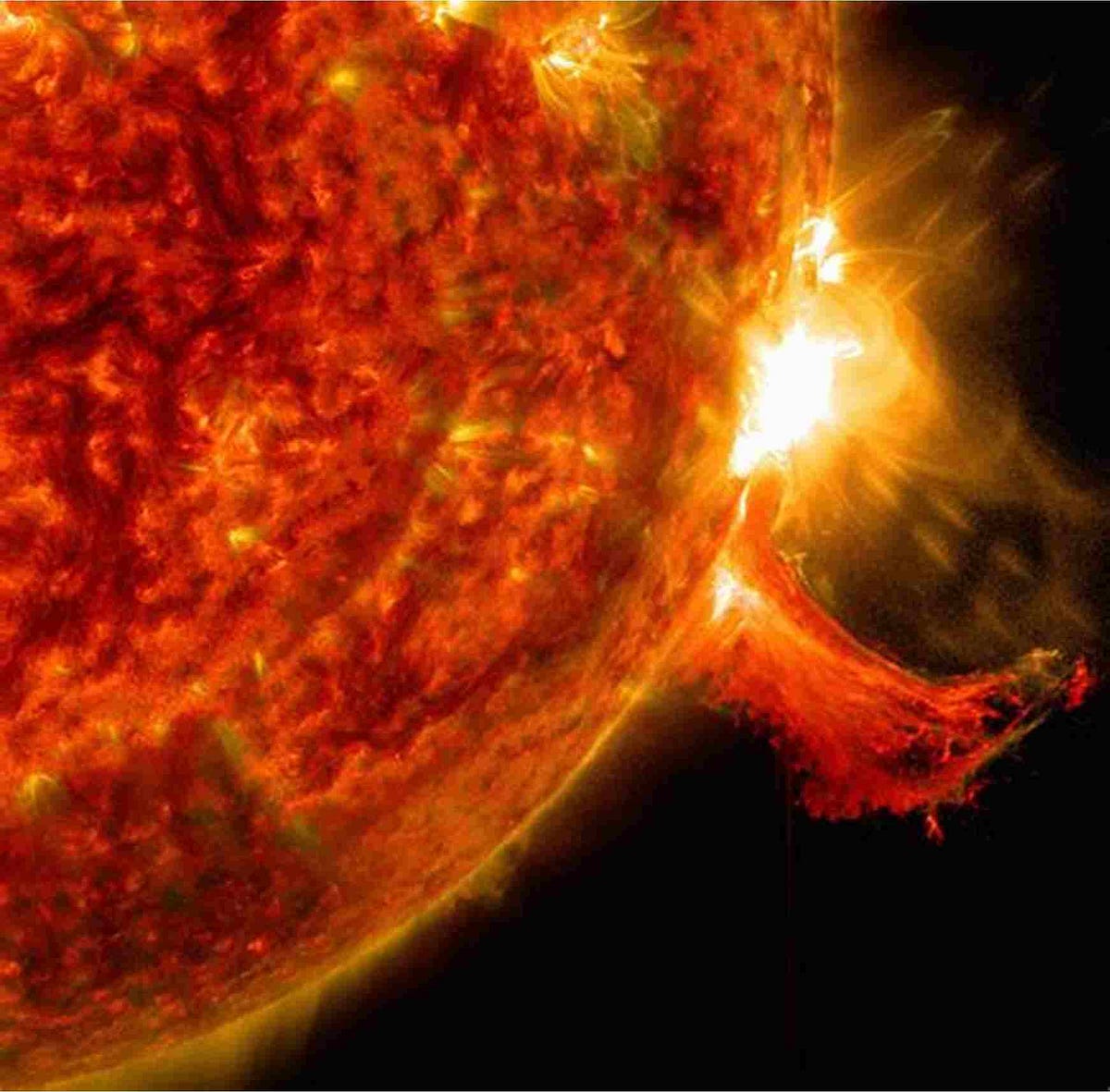 Strong solar flares could be unleashed by a giant sunspot - Sk Sahansa ...