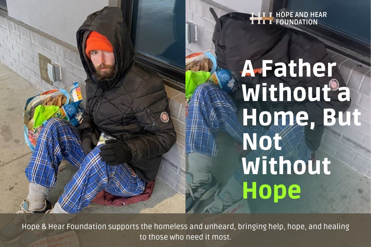 A Father’s Struggle: Homeless but Holding onto Hope | by Hope and Hear ...