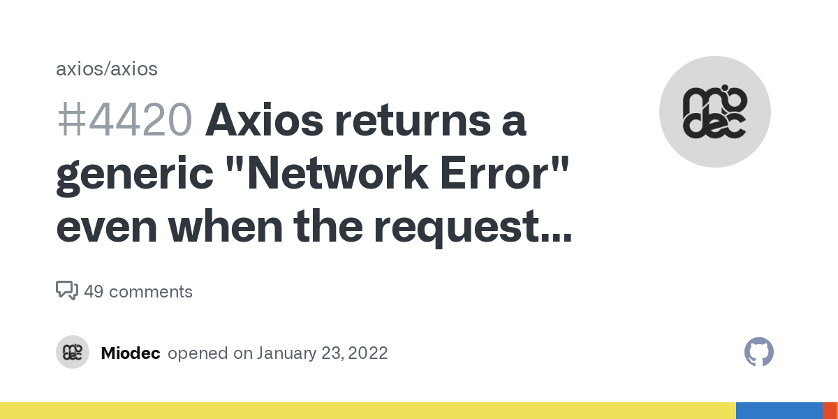 Java API’s giver a Error on Frontend Client side “Axios Network Error” | by Zunair | Medium