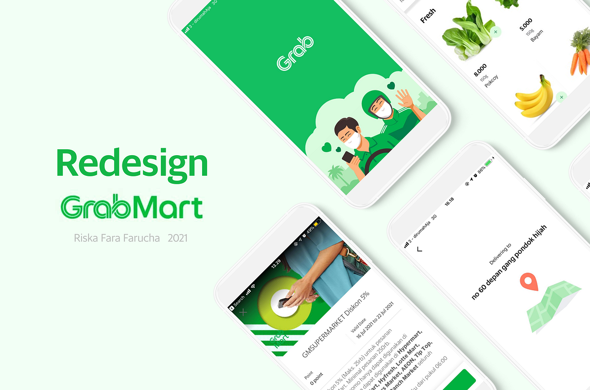 UX Project: Redesign GrabMart. Background Hypothesis | by fara farucha ...
