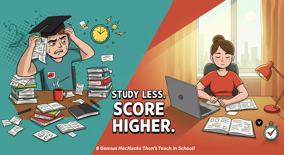 Study Less, Score Higher: 8 Genius Hacks That Work | by Sulaimon Yunusa ...