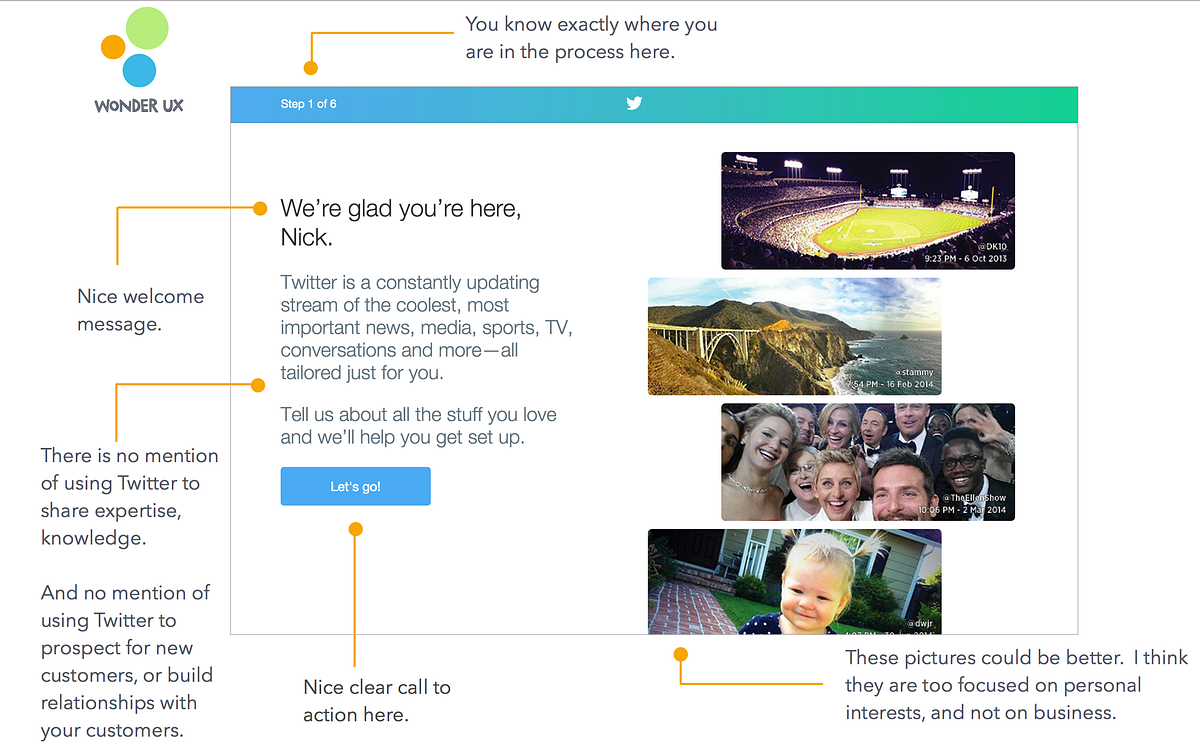 Twitter’s On-Boarding User Experience (UX) | by Nick | Medium