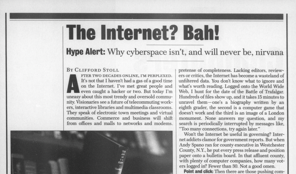 How the Wrongest Column About the Internet Was Actually Right | by ...