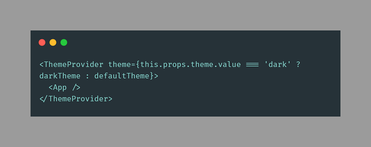 Theming Web Applications Using Styled-Components | by Ashish Sharma | Medium