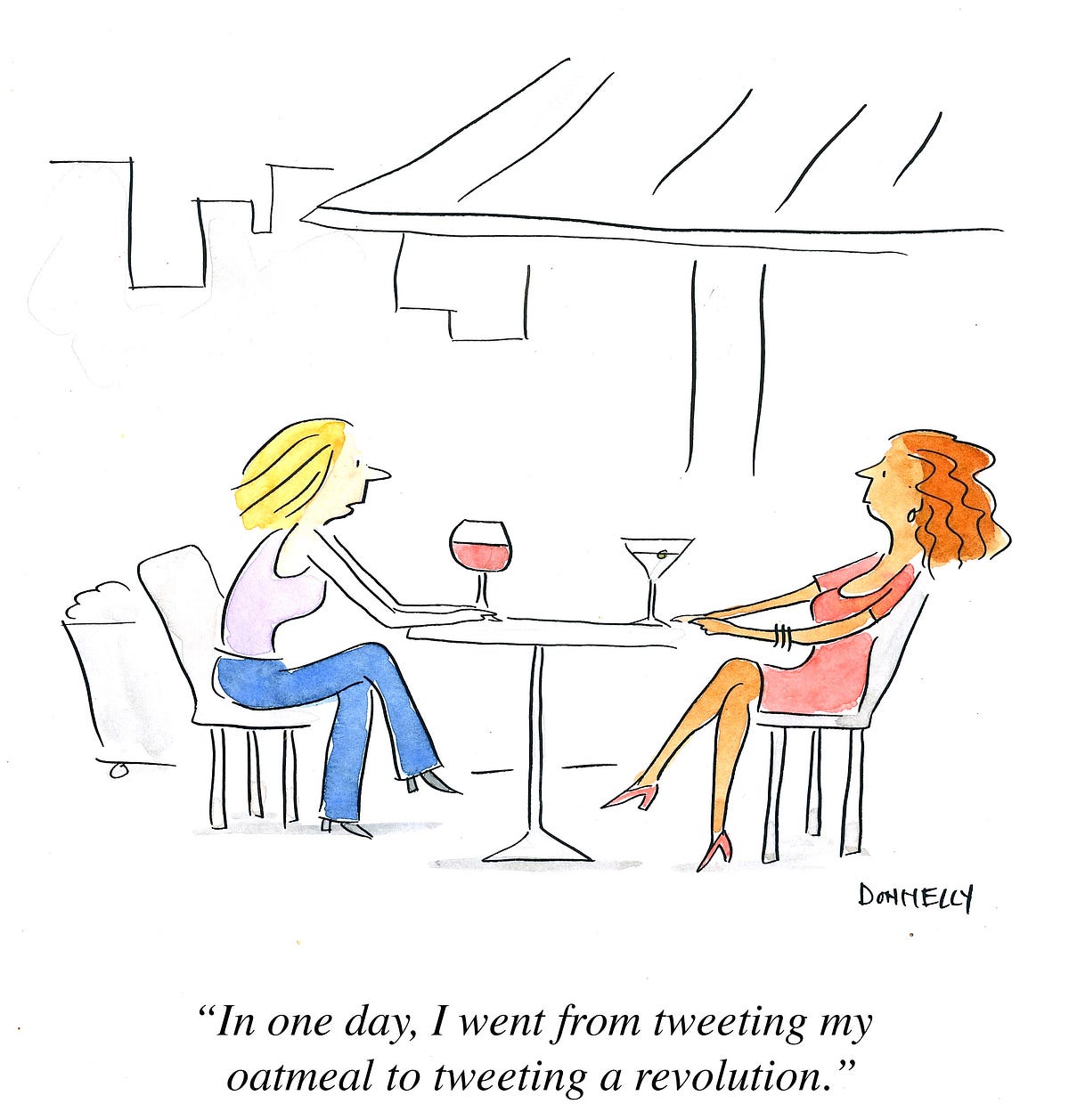 Cartoons About Twitter. From the Arab Spring to Support Groups… | by ...