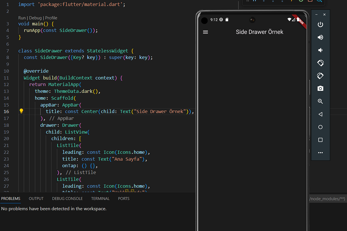 Flutter’da Named Routing ve Side Drawer Kullanımı | by Mustafa Özdemir | Medium