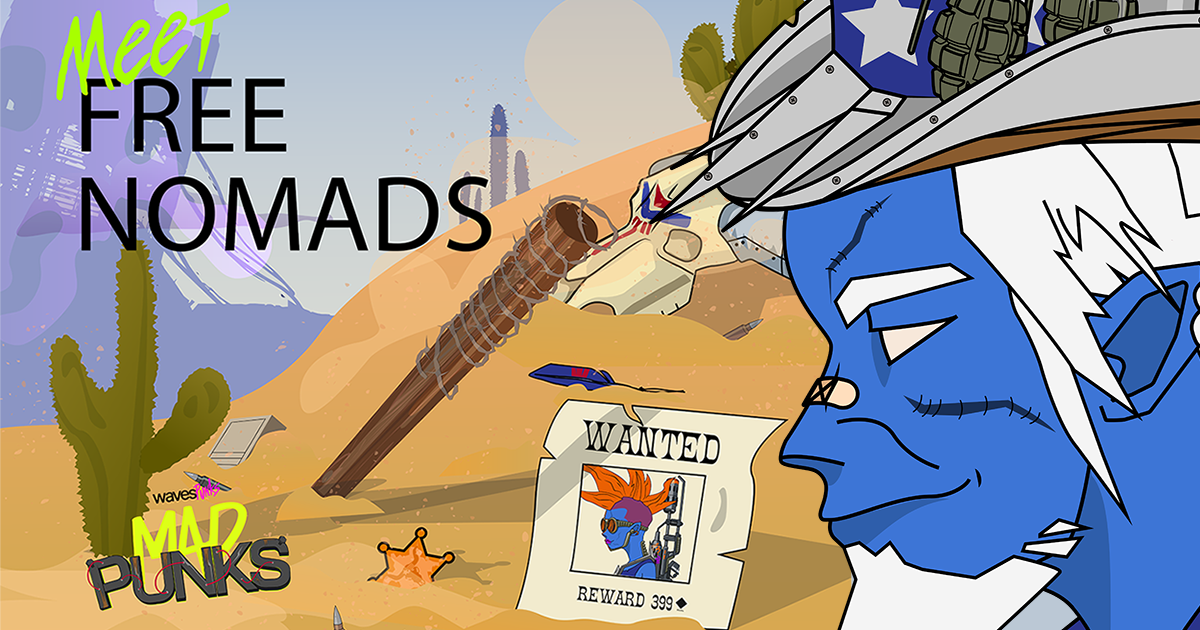 Meet Free Nomads. Diary entry №534. We’ve managed to find… | by Waves Punks Verse | Medium