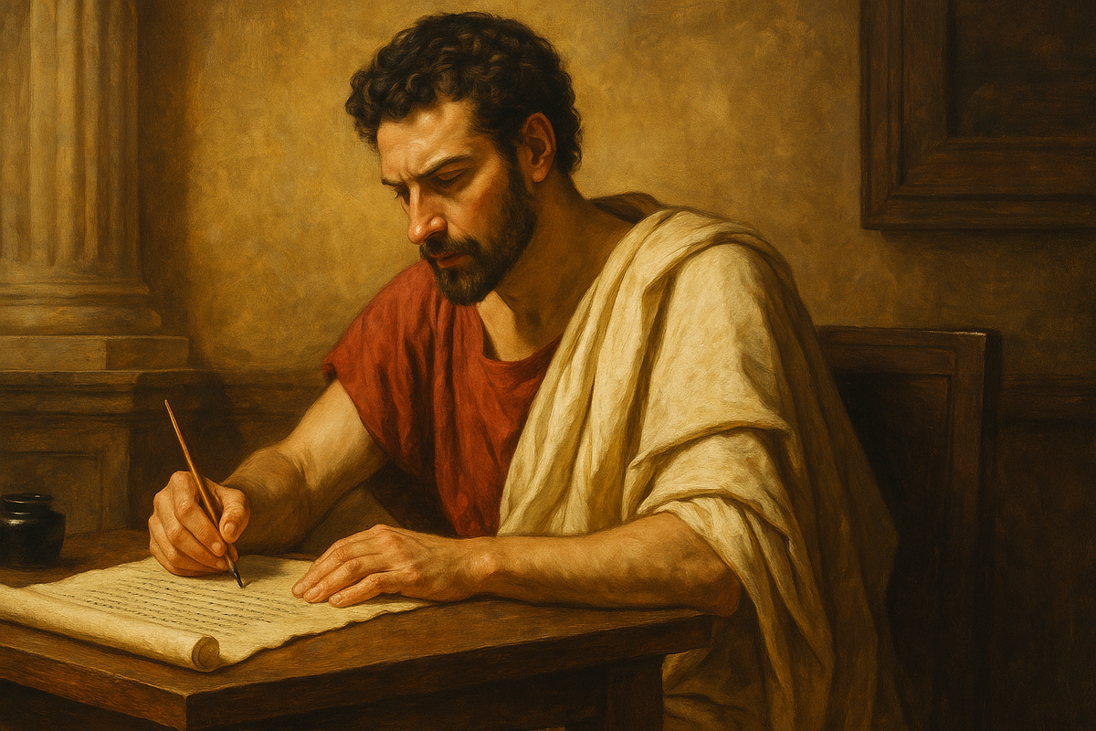 What’s Pliny Got to Do With It?. Pliny writing a letter (Produced with ...