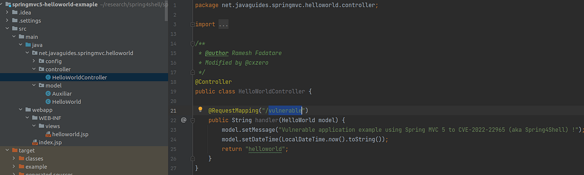 Spring4Shell CVE-2022–22965 vulnerability analysis and exploitation ...