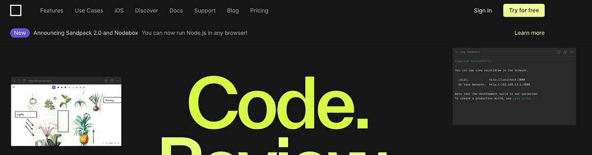 Codesandbox 簡單易用 簡易教學. CodeSandbox 是一個基於瀏覽器的集成開發環境… | by Wolke@林建宏 A Man Co-work with AI use ...
