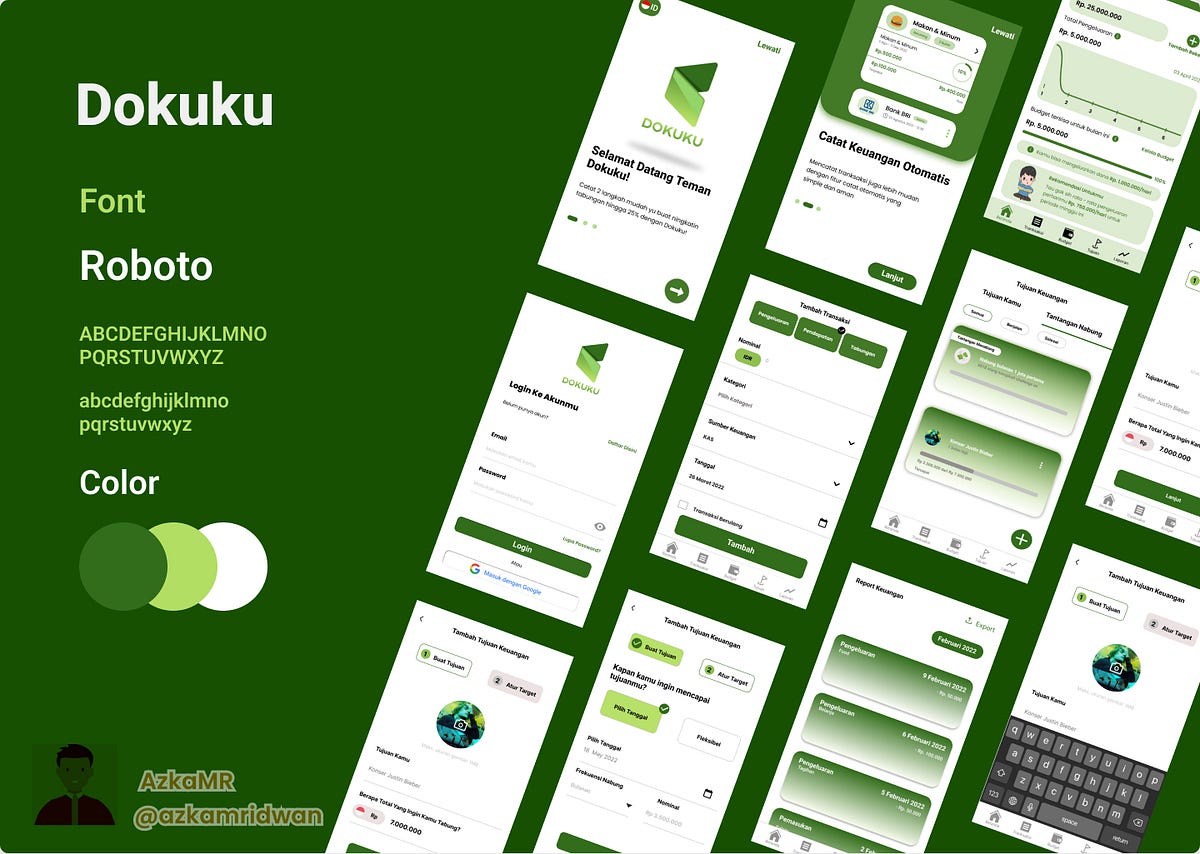 UI/UX Case Study : Dokuku Aplikasi Dompet Digital | by Azka Mr | Medium