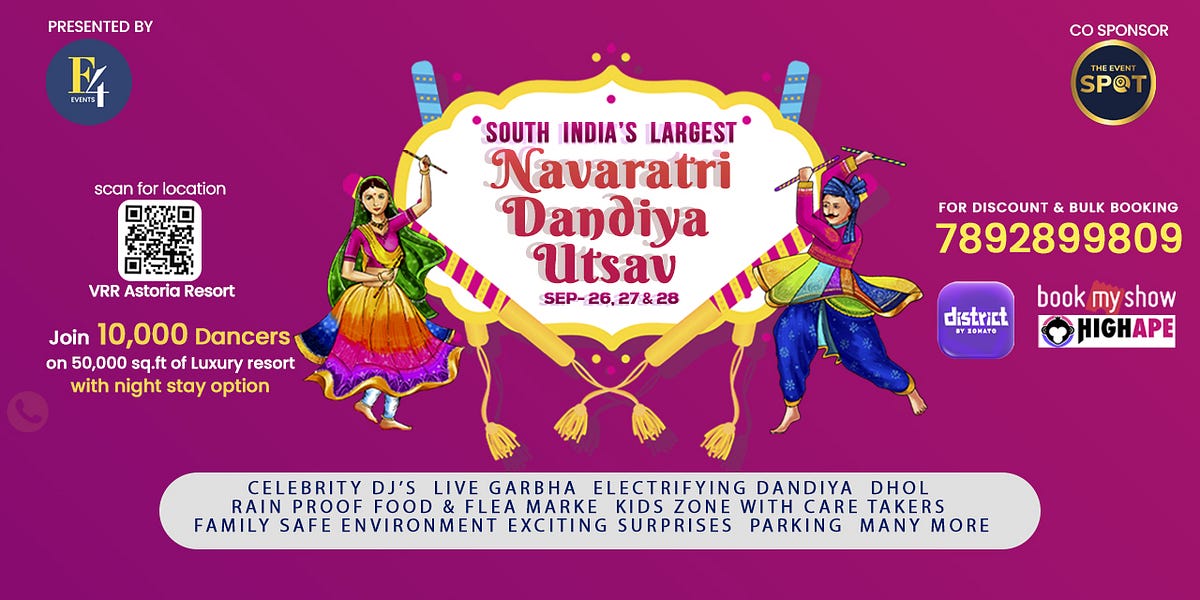 Bengaluru’s Biggest Navratri 2025: 10,000+ Dancers, Neon Nights ...
