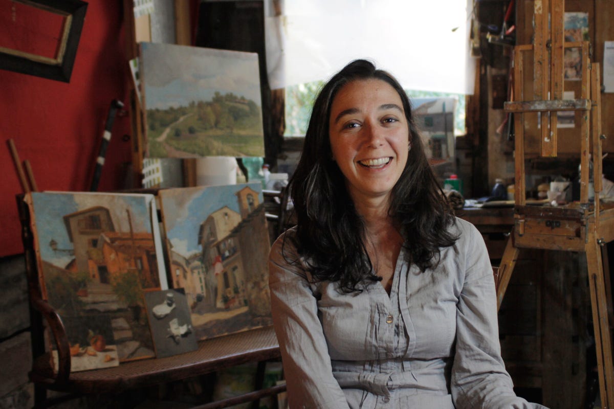 My CurioCity: Kelly Medford, Aqueduct Park, and Painting En Plein Air ...