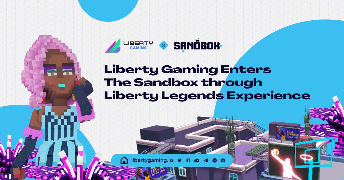 Liberty Gaming Heads to the Metaverse! Destination, The Sandbox | by ...