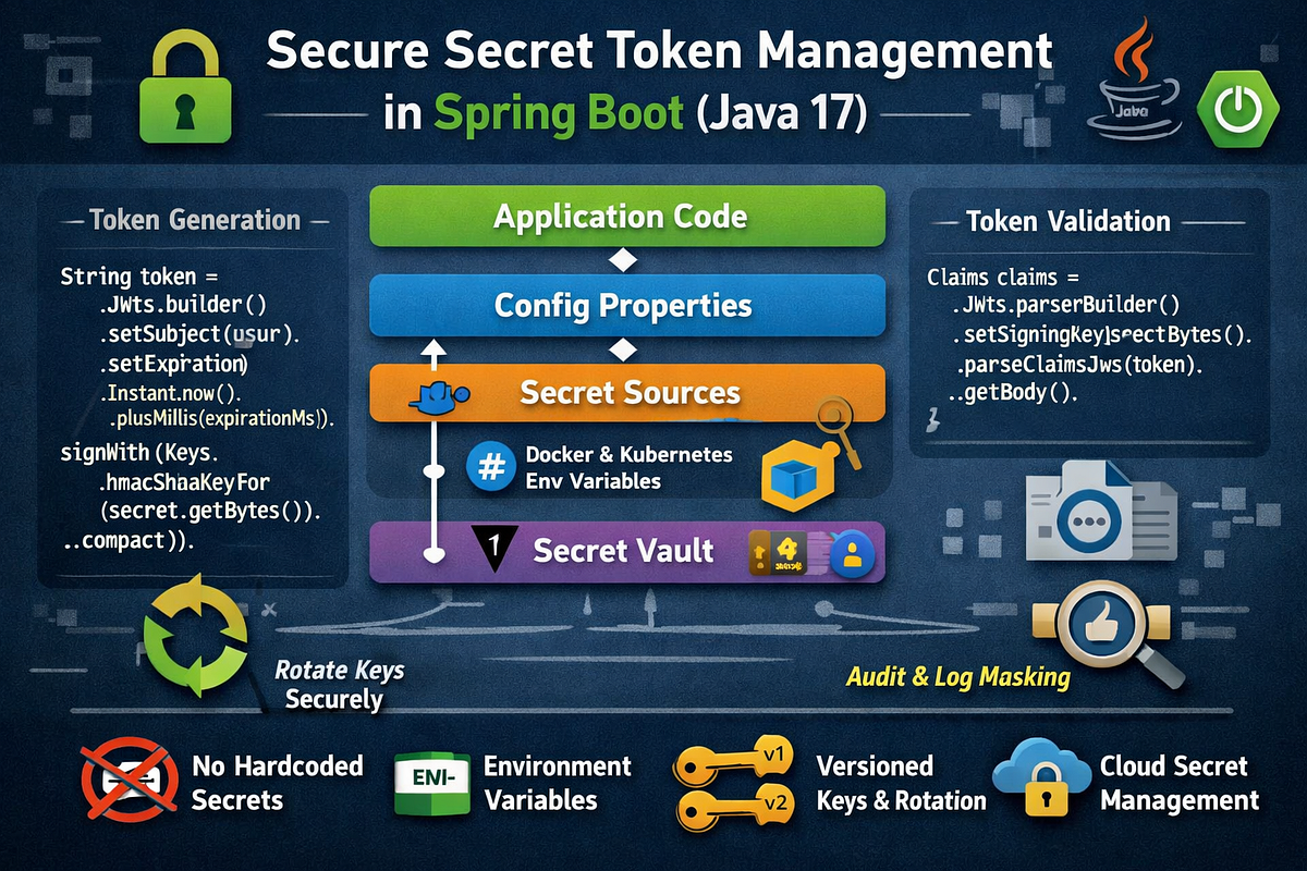 sprinDeep Dive: Secret Token Management in Spring Boot (Java 17) | by StackStories | Dec, 2025 ...