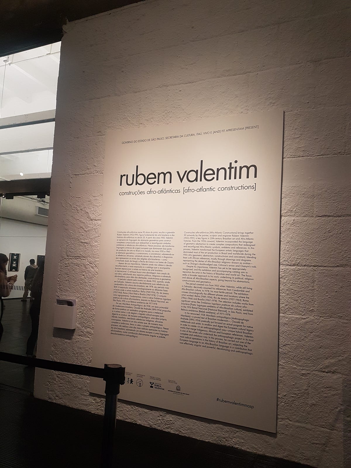 Masp reúne 90 obras do artista Rubem Valentim | by Sarah Khalaf Freihat ...